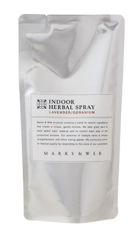 【楽天市場】【 MARKS＆WEB】【 マークス＆ウェブ 】 インドア ハーバルスプレー(ラベンダー/ゼラニウム ヒノキ/ユーカリ)2種類 詰め替え レフィル 150ml ルームスプレー ...