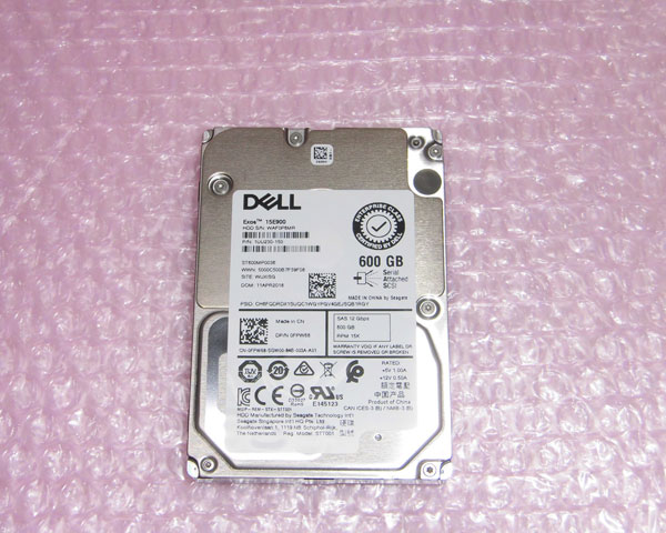【楽天市場】DELL 0FPW68(ST600MP0036) SAS 600GB 15K 12Gbs 2.5インチ 中古ハードディスク：アクアライト