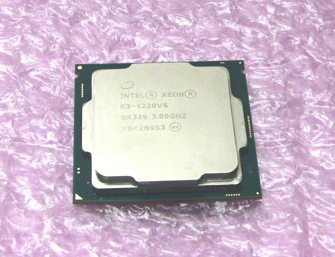 【楽天市場】中古CPU Intel Xeon E3-1220 V6 3.0GHz SR329 LGA1151：アクアライト