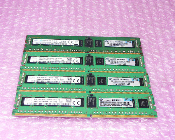 【楽天市場】中古メモリー HP 752368-081 PC4-2133P 32GB(8GB×4) 1R×4 ProLiant DL360 ...