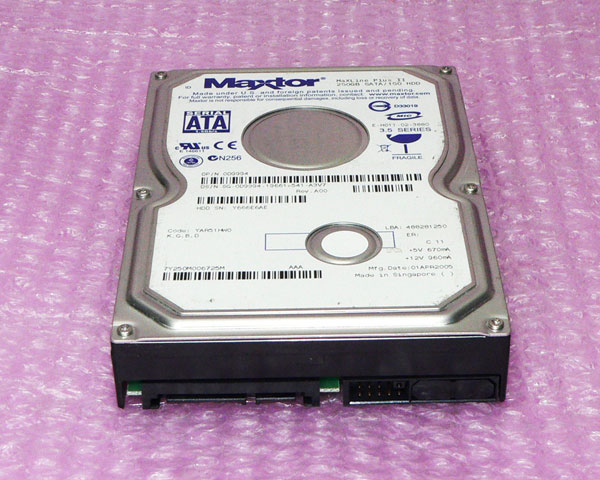 【楽天市場】Maxtor MaXLine Plus II (DELL 0D9994) SATA 250GB 3.5インチ 中古ハードディスク：アクアライト