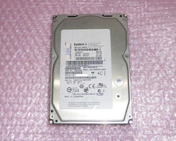 【楽天市場】IBM 44W2235(44W2234) SAS 300GB 15K 3.5インチ 中古ハードディスク：アクアライト