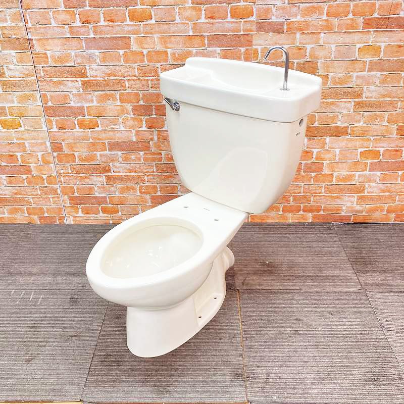 【楽天市場】【中古品】【美品・訳あり】 TOTO トイレ 洋式便器 (壁排水) とタンク 一式セット #アイボリー系 51B：アクア・ジャパン ...