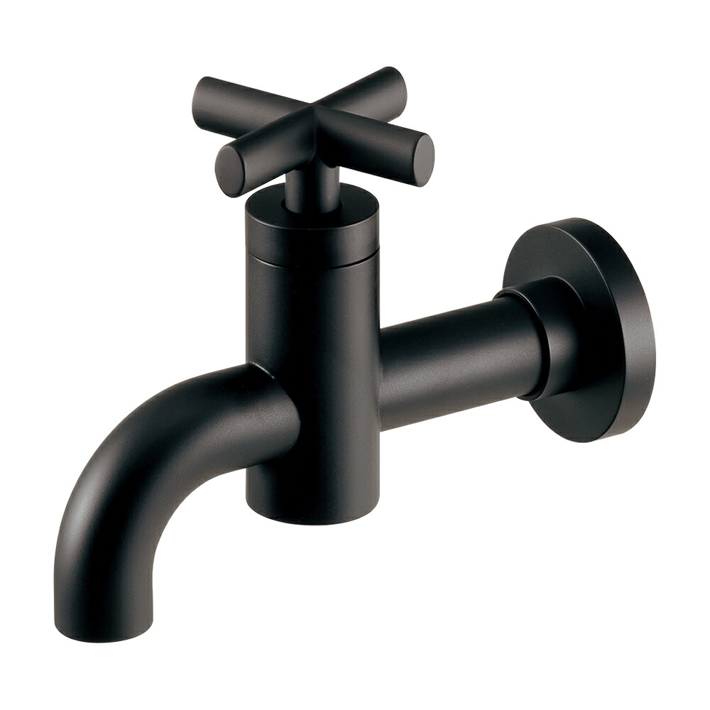 【楽天市場】702-210-MD カクダイ 横水栓（マットブラック） JUBE（ジューヴ）：アクアshop