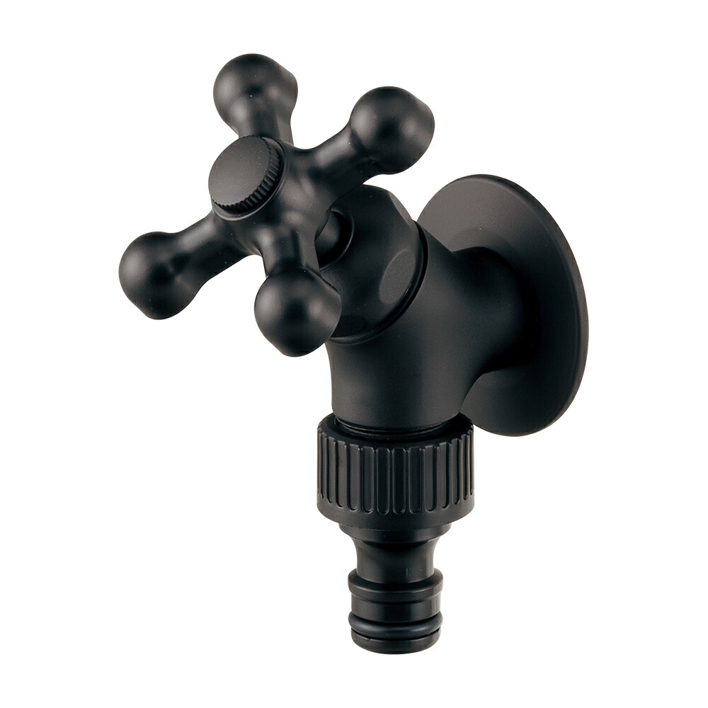 【楽天市場】703-211-MD カクダイ カップリング水栓 散水栓（マットブラック）：アクアshop