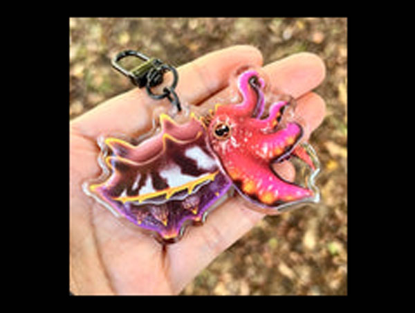 【楽天市場】【正規輸入品】Flamboyant Cuttlefish Keychain：アクアテイラーズ 楽天市場支店