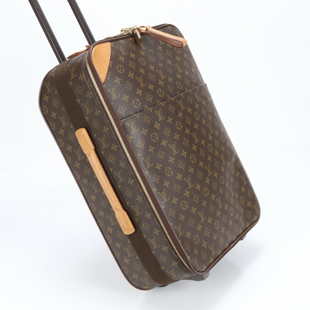 【楽天市場】美品 ルイヴィトン モノグラム ペガス 55 M23294 レザー スーツケース キャリー ボストン バッグ 出張 旅行 A4 メンズ EUE BT4-3：ブランドラコル