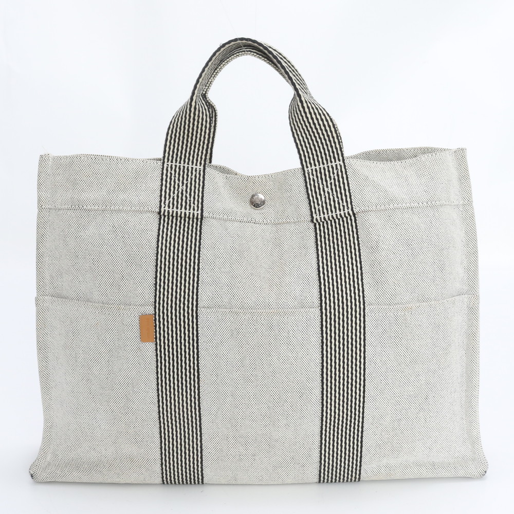 【楽天市場】美品 エルメス フールトゥ MM トート バッグ ショルダー ビジネス 通勤 書類鞄 グレー A4 メンズ REM DU16-5 ...