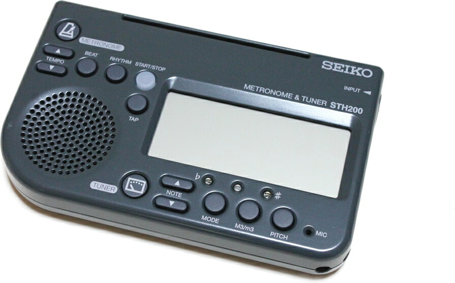【楽天市場】SEIKO STH200B セイコー メトロノーム&チューナー ブラック：アラバスタ ミュージック
