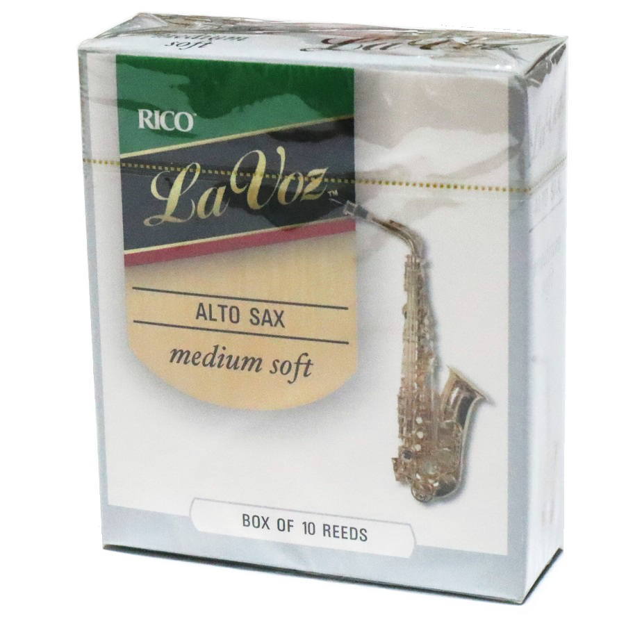 【楽天市場】 アウトレット特価！ リコ ラ・ボーズ アルトサックス リード ミディアム・ソフト 10枚入り RICO LA VOZ Alto ...