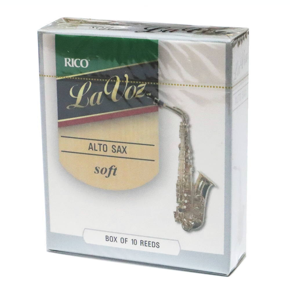 【楽天市場】 アウトレット特価！ リコ ラ・ボーズ アルトサックス リード ソフト 10枚入り RICO LA VOZ Alto Sax ...