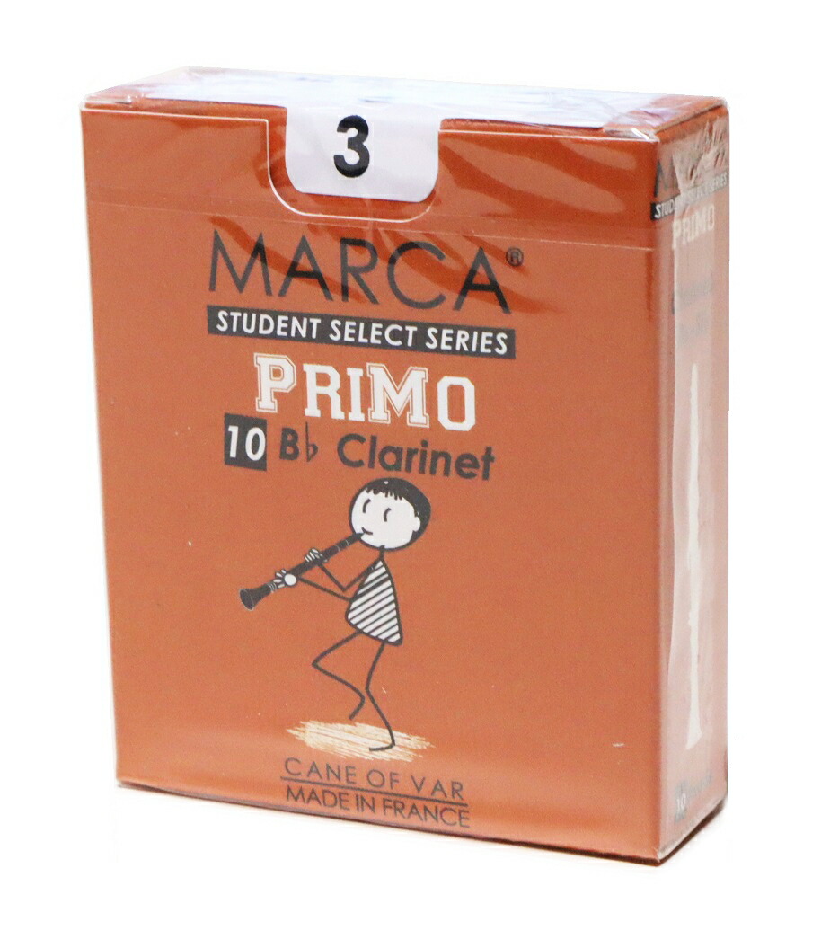【楽天市場】MARCA PRIMO B♭ Clarinet Reeds 3番 （ 3.0 ） マーカ プリモ B♭ クラリネット リード 10 ...