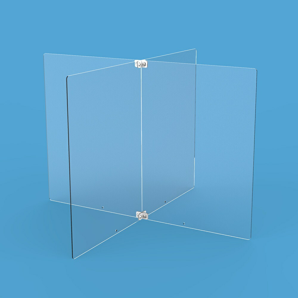 【楽天市場】ナカバヤシ クロス型アクリルパーティション用パネル2枚セット W450 PTS-CR4502CR：アライカメラ