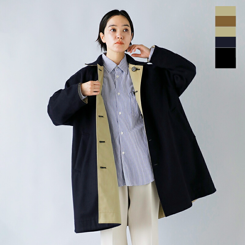 【楽天市場】【☆】【2023aw新作】TICCA ティッカ ウール リバーシブル ステンカラーコート tbca-013-yo レディース【サイズ・カラー交換初回無料】：aranciato ...