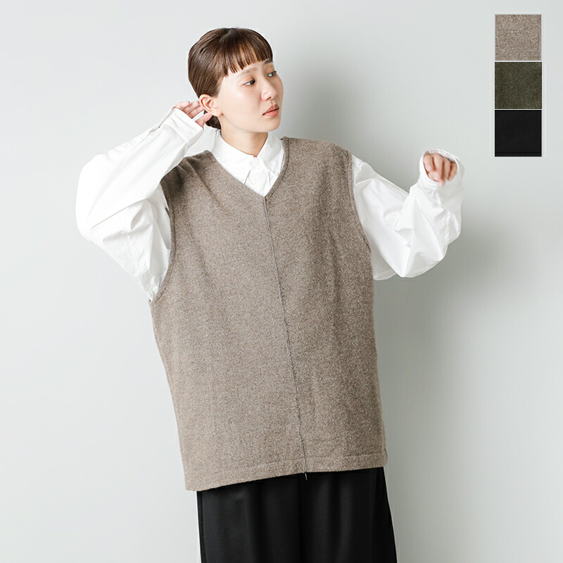 【楽天市場】VOAAOV ヴォアーブ リサイクルウール モッサ ベスト vovt-k71-kk レディース：aranciato（アランチェート）