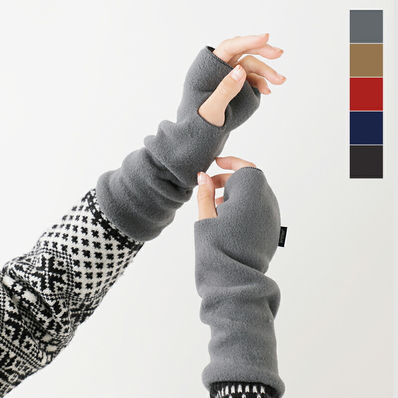 【楽天市場】wristies リスティーズ フリース フィンガーレス ロング グローブ 手袋 “Wristiecuffs Original ...