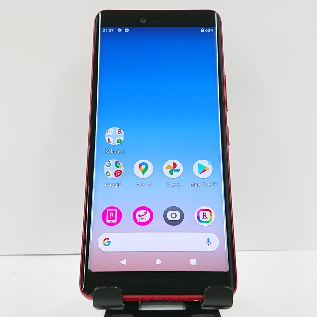 【楽天市場】Rakuten Hand P710 Rakuten クリムゾンレッド 送料無料 本体 c07080 【中古】：アークマーケットモバイル