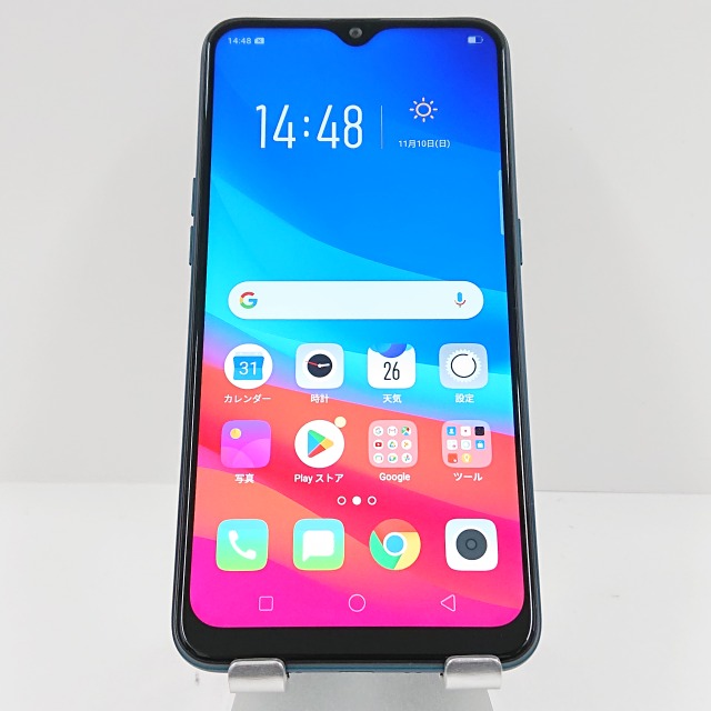 【楽天市場】OPPO AX7 SIMフリー ブルー 送料無料 本体 c08256 【中古】：アークマーケットモバイル