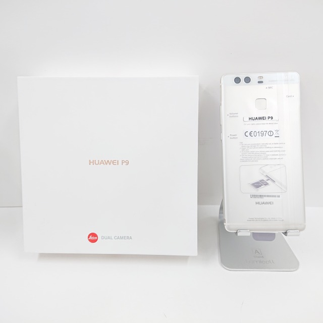 【楽天市場】HUAWEI P9 EVA-L09 SIMフリー ミスティックシルバー 送料無料 本体 c00050 【中古】：アークマーケットモバイル