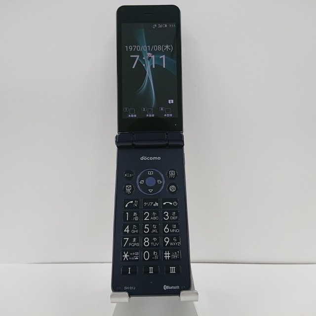 【楽天市場】AQUOS ケータイ SH-01J docomo ブルーブラック 送料無料 本体 c00076 【中古】：アークマーケットモバイル