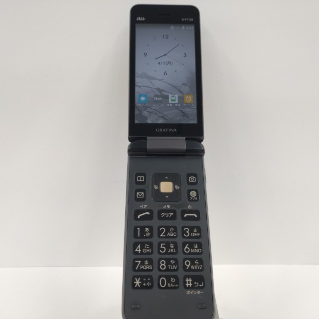 【楽天市場】GRATINA KYF39 au 墨 送料無料 本体 c00212 【中古】：アークマーケットモバイル