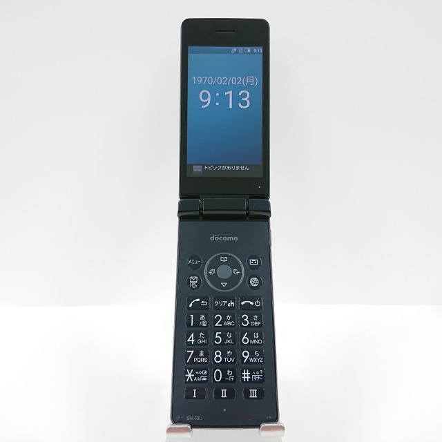【楽天市場】SHARP SH-03L docomo ブラック 送料無料 本体 c03686 【中古】：アークマーケットモバイル