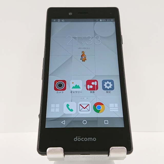 【楽天市場】MONO MO-01J docomo ブラック 送料無料 本体 c04154 【中古】：アークマーケットモバイル