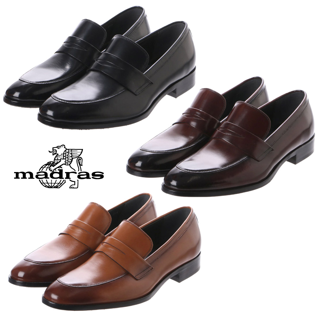 【楽天市場】Madras マドラス M4404 メンズ コイン ローファー ビジネス シューズ 本革 【nesh】 【新品】：アーチェリー2 ...