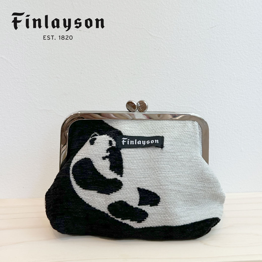 【楽天市場】Finlayson（フィンレイソン）口金ポーチ がま口ポーチ ゴブラン織り パンダ アヤトス AJATUS おしゃれな北欧デザイン ...