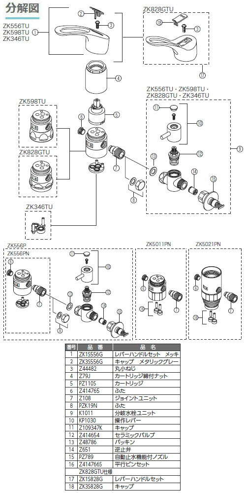 【楽天市場】流し台用シングルレバー式混合栓用分岐金具 ※取寄品 KVK ZK5011PN：大工道具・金物の専門通販アルデ