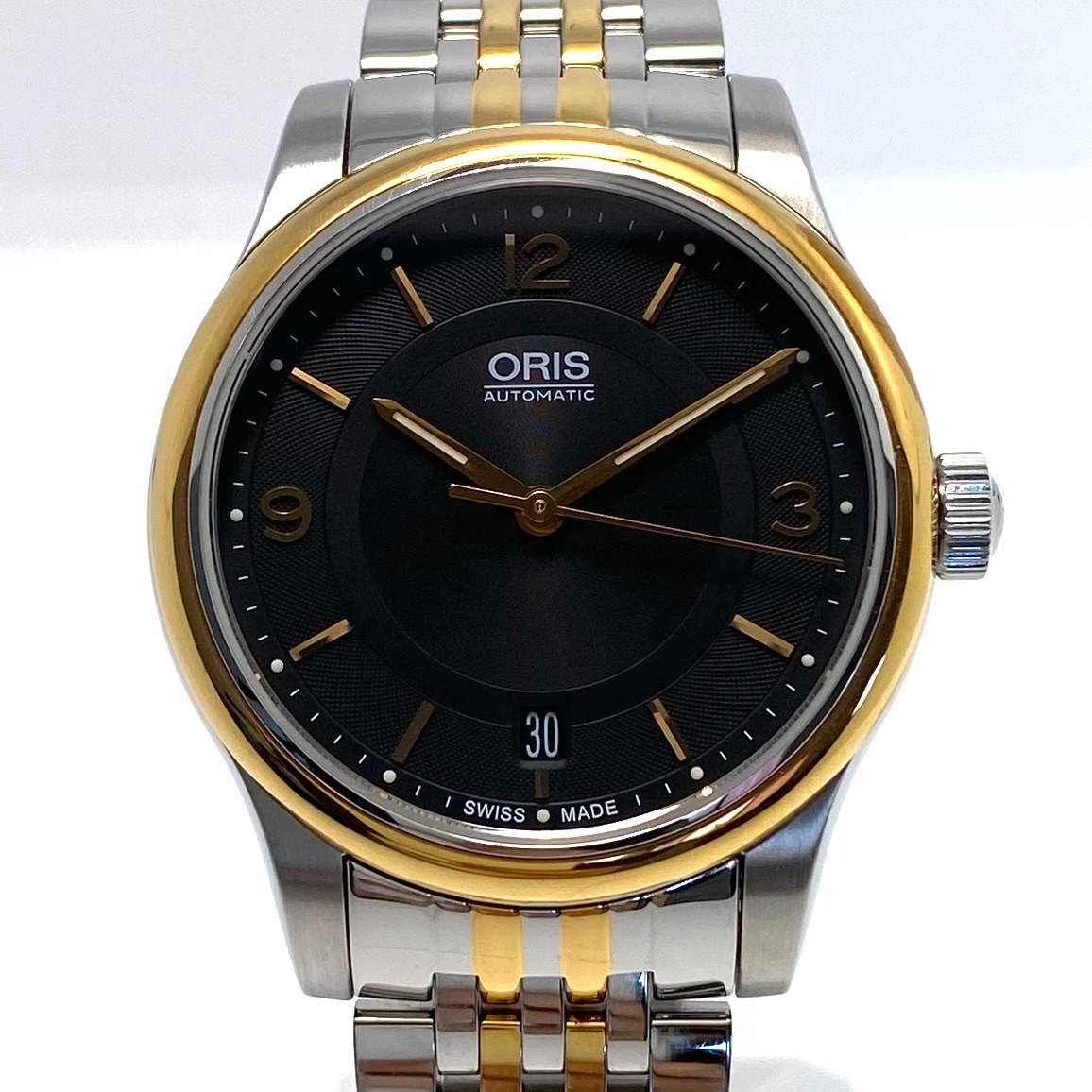【楽天市場】オリス ORIS クラシックデイト Classic Date 7578 自動巻 デイト表示 裏スケ 黒：エリアールショップ 楽天市場店