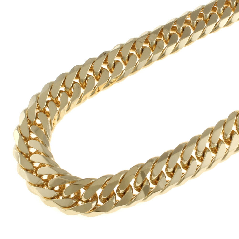 【楽天市場】喜平 ネックレス 約403.9g 6面ダブル 6DCW 55cm 留め具中折れ式 ネックレス 18金 K18ゴールド 喜平ネックレス k18ネックレス 男性用 ゴールドネックレス ...