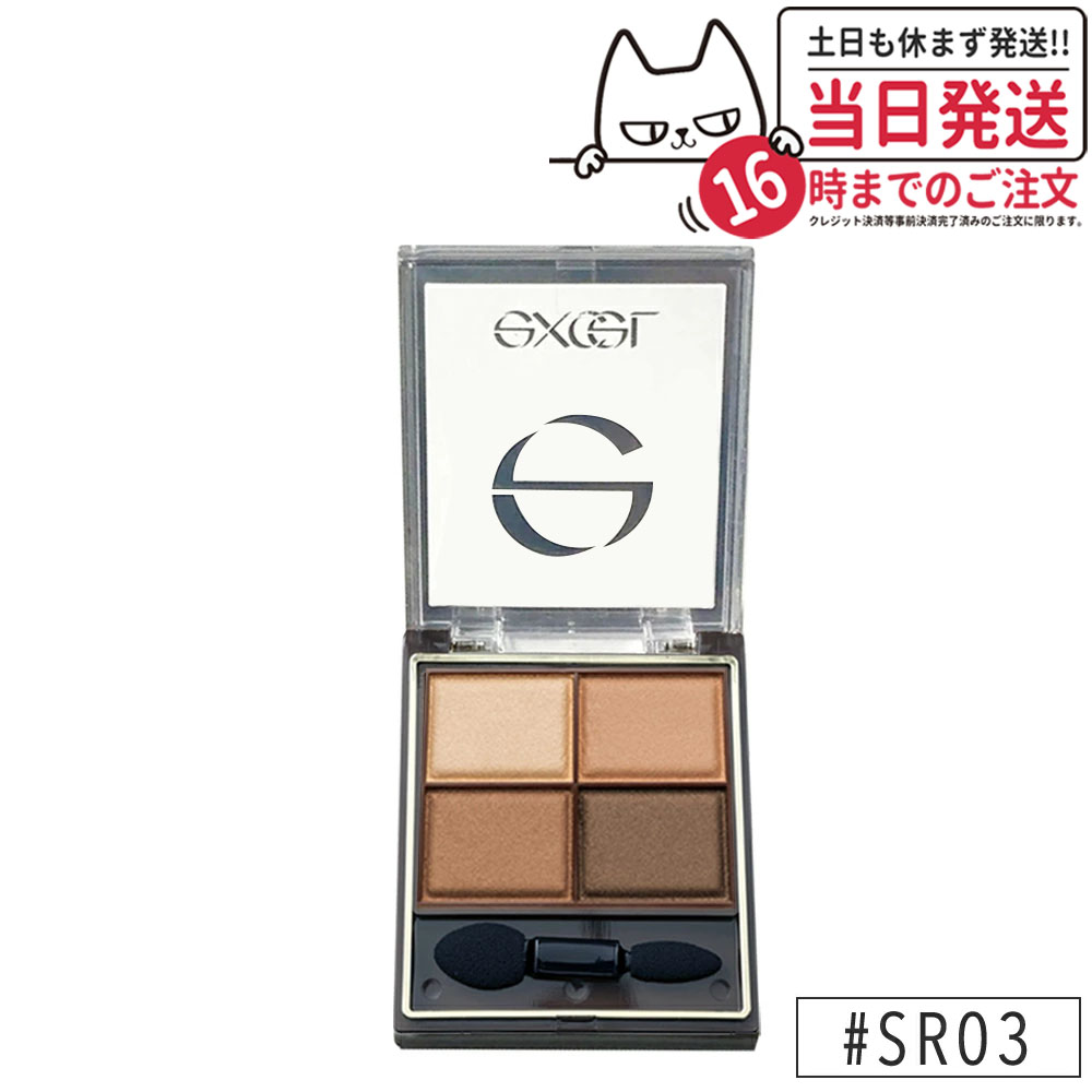 【楽天市場】EXCEL エクセル スキニーリッチシャドウ ＃SR03 ロイヤルブラウン パレット 4カラー アイカラー アイシャドウ アイメイク ギフト 誕生日 プレゼント：アリアナ ショップ