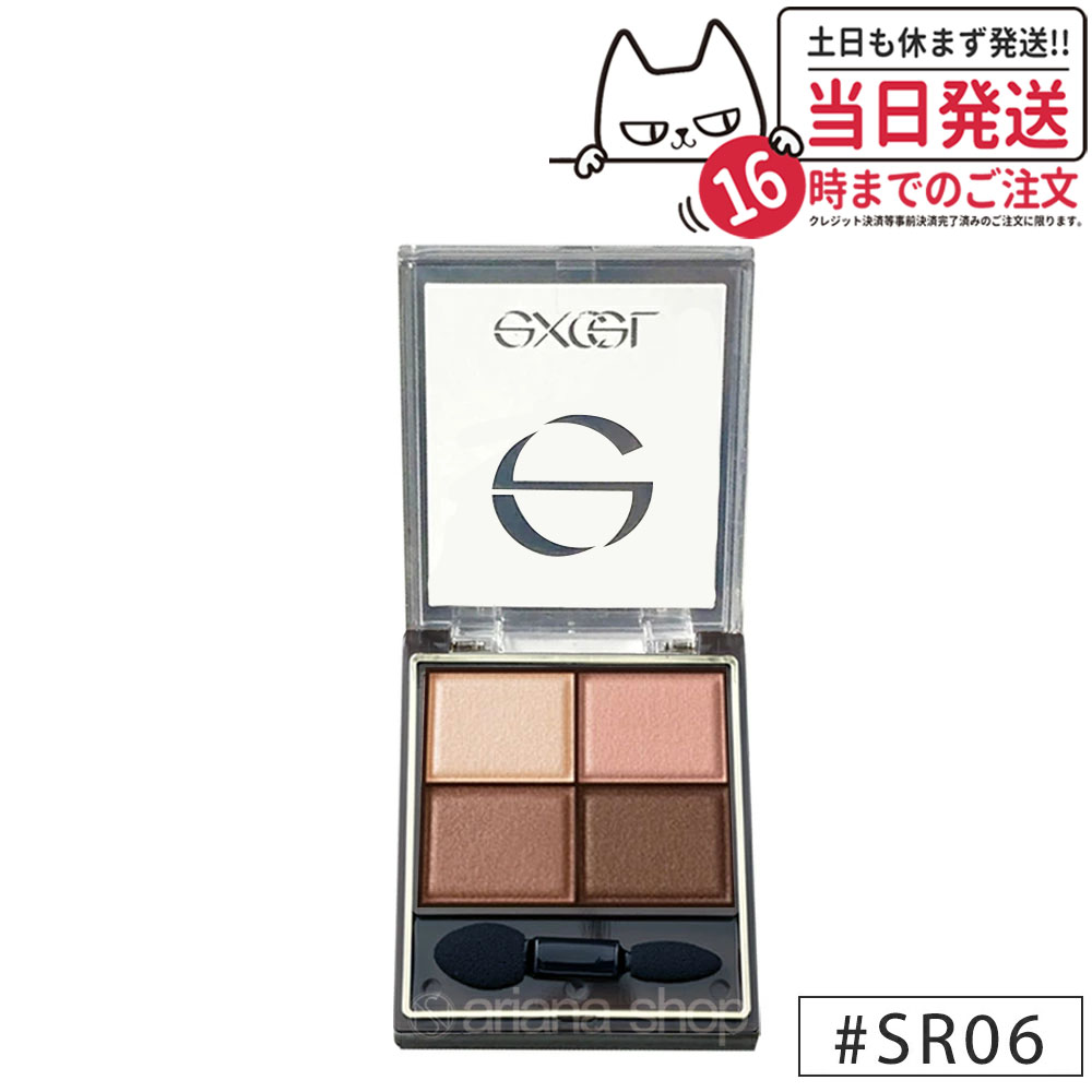 【楽天市場】EXCEL エクセルスキニーリッチシャドウ SR06 センシュアルブラウン パレット 4カラー アイカラー アイシャドウ アイメイク ギフト 誕生日 プレゼント：アリアナ ショップ