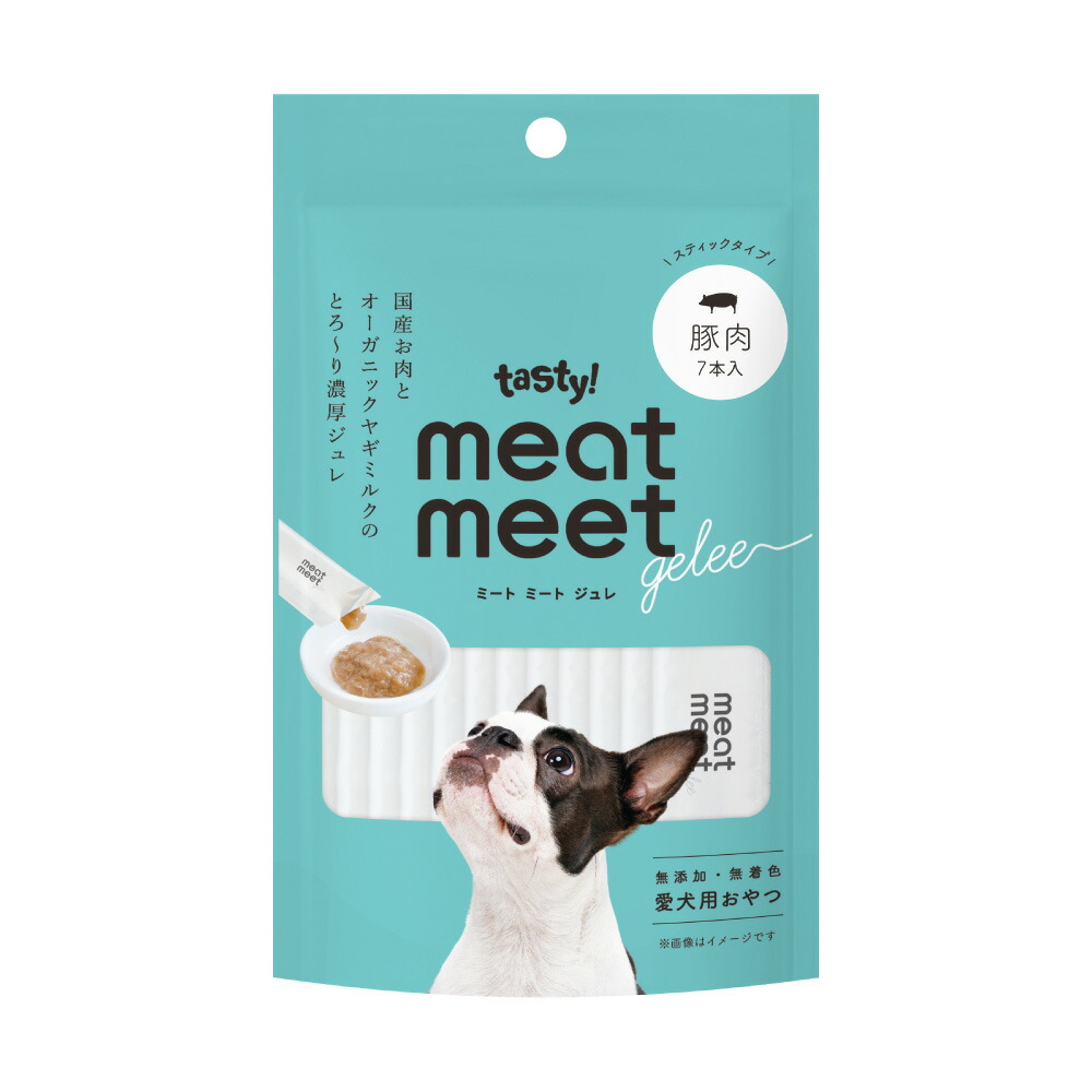 【楽天市場】[正規品]wancom tasty! meat meet gelee ミートミートジュレ 豚肉 (犬用) 7本入り ≪4580414211217≫：メリーペット楽天市場店