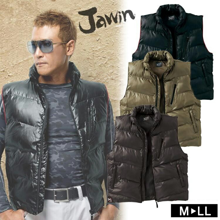 【楽天市場】作業着 秋冬 Jawin 防寒ベスト 58110 作業服 防風 自重堂 ジャウィン 防寒 おしゃれ かっこいい ジャケット カジュアル アウトドア 新庄剛志 ビックボス ...