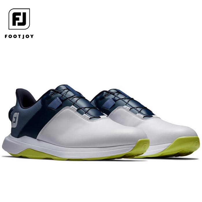 【楽天市場】フットジョイ メンズ FJ PROLITE BOA プロライト ボア スパイクレス ゴルフシューズ 56926 ホワイト/ネイビー ...