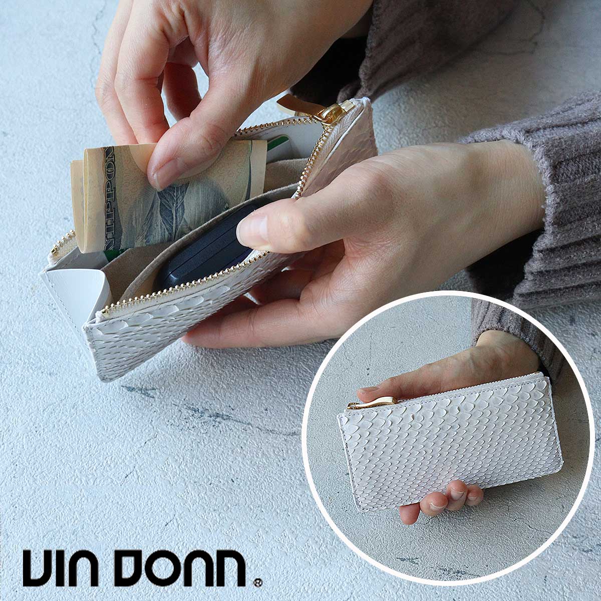 【楽天市場】【最大450円OFFクーポン】VIA DOAN(ヴィアドアン)Bran python(ブランパイソン)フラグメントケース ミニ財布 カードケース キャッシュレス ミニマム ヘビ革 ...