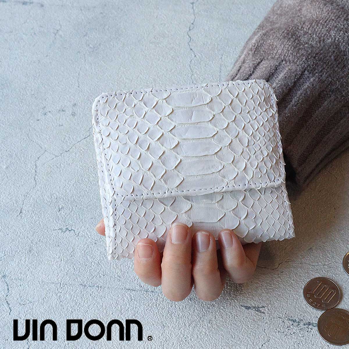 【楽天市場】【最大450円OFFクーポン】VIA DOAN(ヴィアドアン)Bran python(ブランパイソン) ボックス型小銭入れ コインケース スリムでコンパクトなお財布 ミニ財布 ヘビ ...