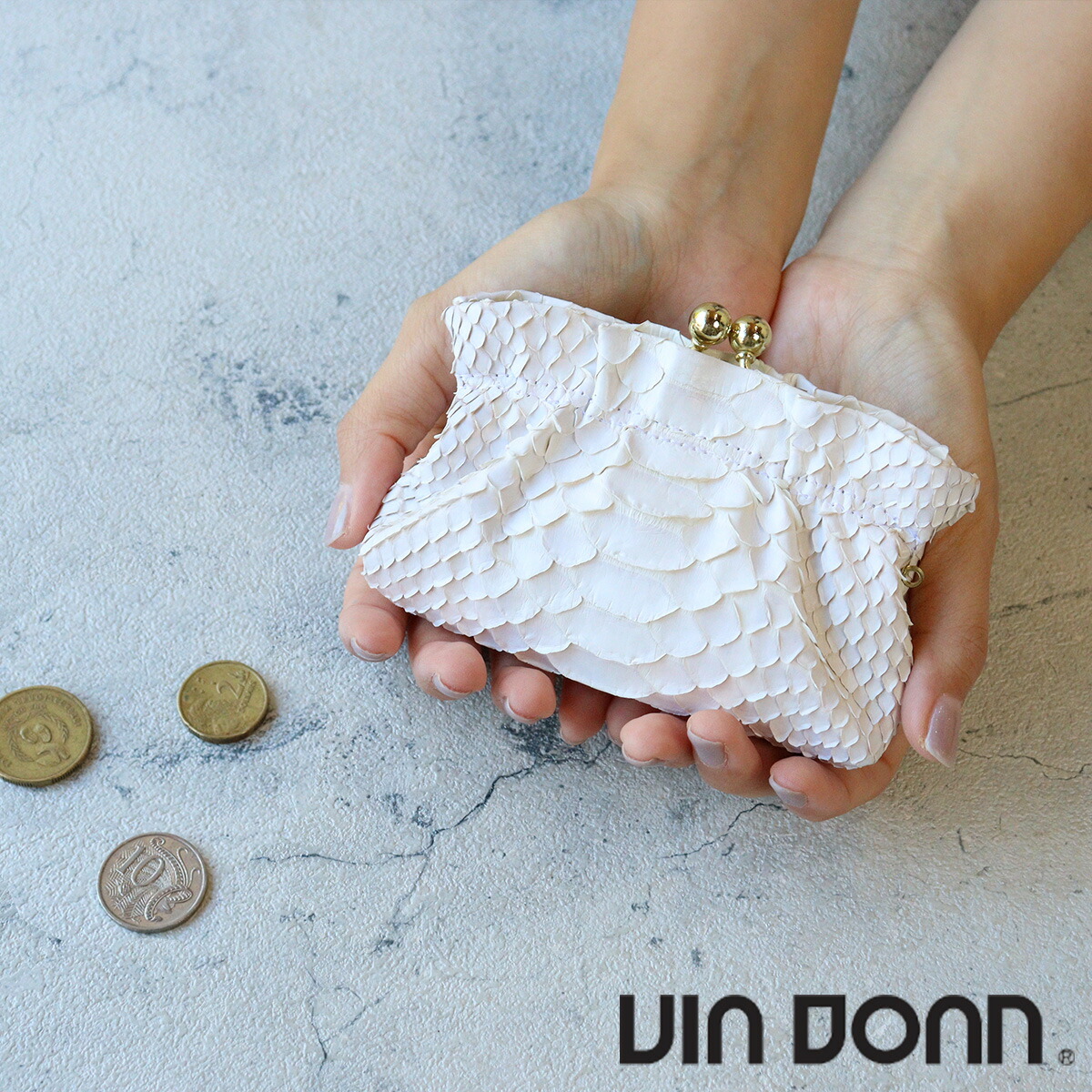 【楽天市場】VIA DOAN(ヴィアドアン) Bran python(ブランパイソン) がま口小銭入れ 大きめ ミニ財布 ヘビ革 ダイヤモンドパイソン 日本製 465【動画あり】【メッセージ ...