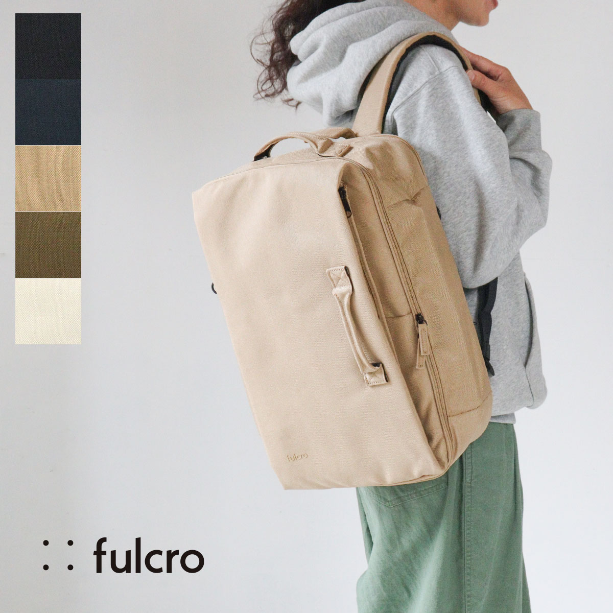 【楽天市場】【NEW BRAND】バックパック リュック ハンドル付き fulcro(フルクロ)ESSENCE(エッセンス) EssenceM ...