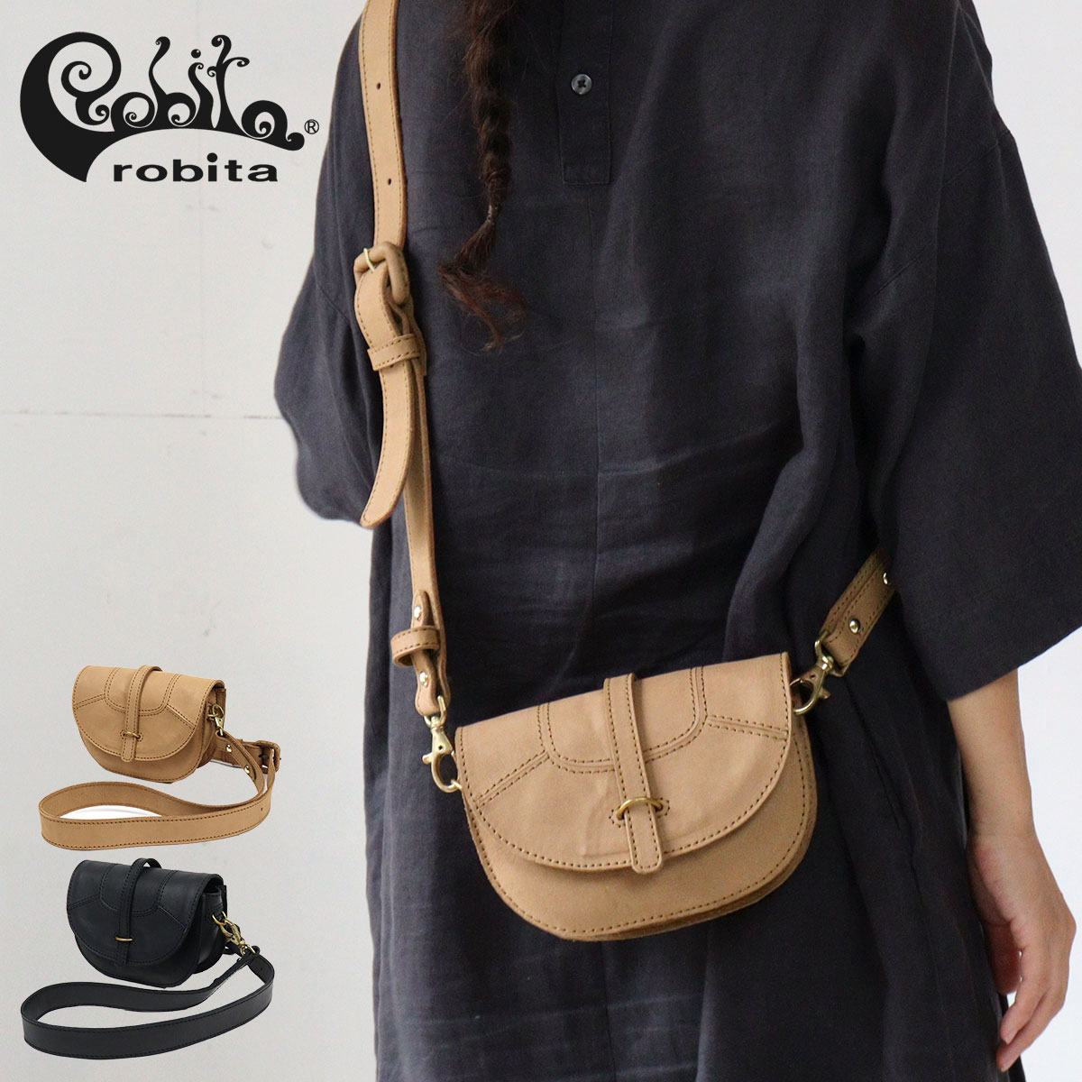 【楽天市場】【最大450円OFFクーポン】【廃盤終了】ショルダーバッグ カットワークフラップスリング ロビタ robita 斜め掛け 肩掛け 本革 牛革 レディース KH-003【選べる ...