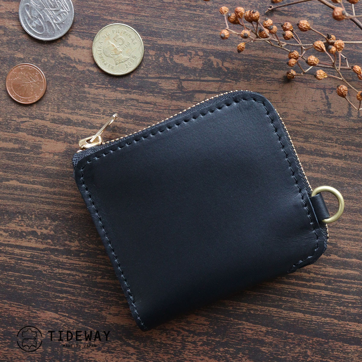 【楽天市場】【最大700円OFFクーポン】L字ファスナー二つ折り財布 TIDEWAY タイドウェイ Ag+ MIDLE WALLET 日本製 ...