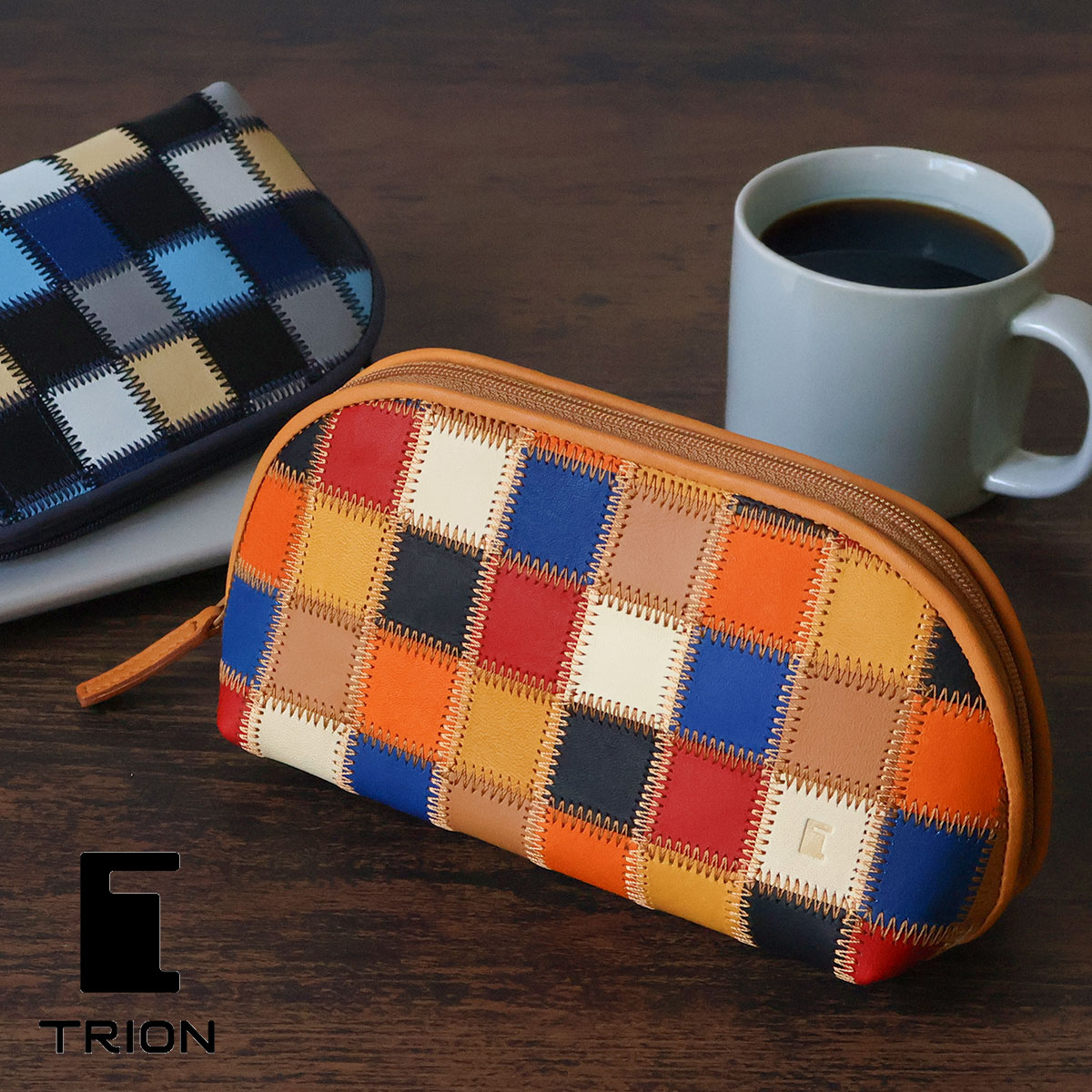 【楽天市場】【最大800円OFFクーポン】ポーチ マルチケース TRION トライオン グラブレザー DPC800Mメンズ 牛革 本革 ギフト プレゼント【選べるノベルティ】：かばんと財布の店 ...