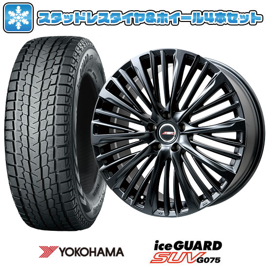 【楽天市場】【取付対象】235/55R19 スタッドレスタイヤ ホイール4本セット クラウン スポーツ YOKOHAMA アイスガード SUV G075 PREMIX MER-X マット ...