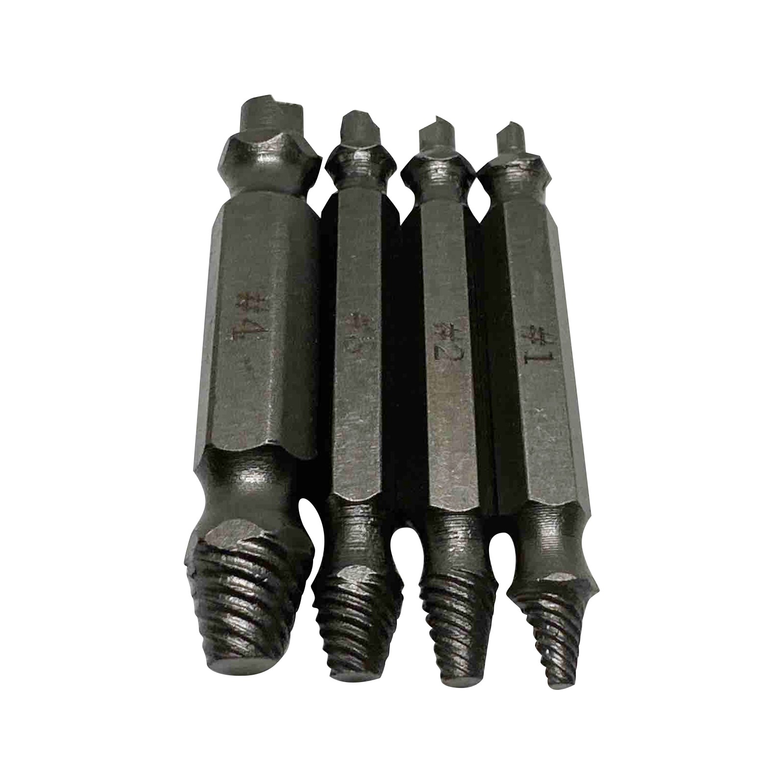 【楽天市場】【4個入り】ダブルヘッド切れネジ取出機 切れネジ取出機 ドライバーヘッド取出器 スライダ破損ネジ取外し工具 ネジ取外しセット(本色 ...