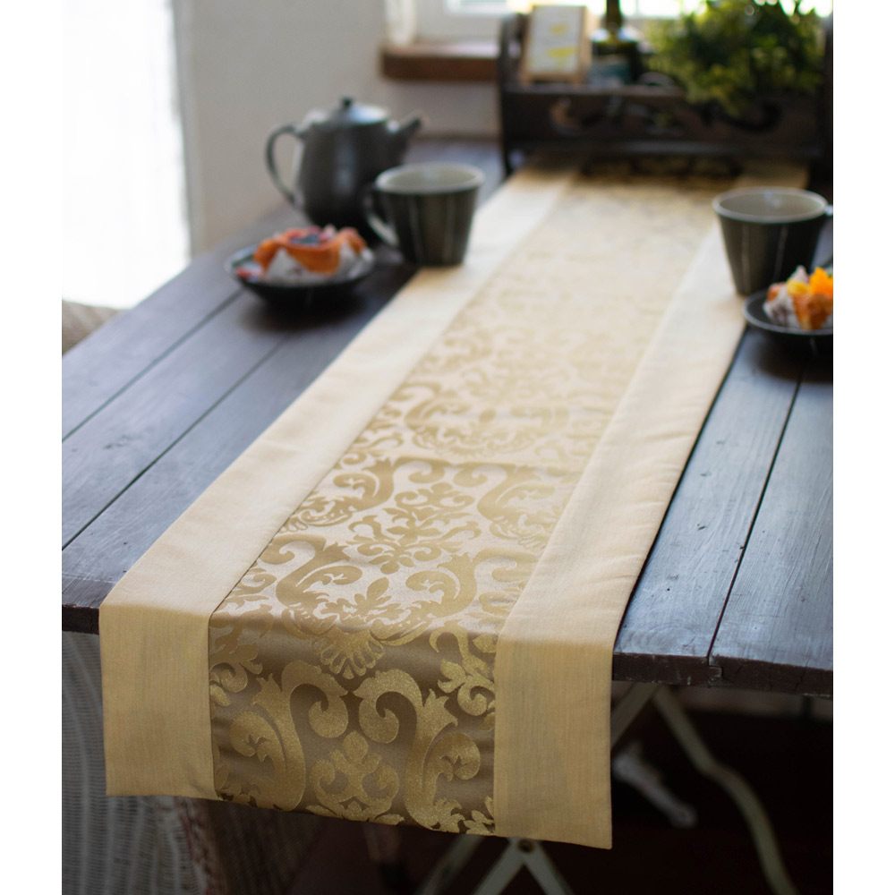 【楽天市場】テーブルランナー テーブルセンター ゴシック 25cm×150cm エレガント アジアンテイスト エキゾチック エスニック モダン おしゃれ オシャレ お洒落 華やか テーブル ...