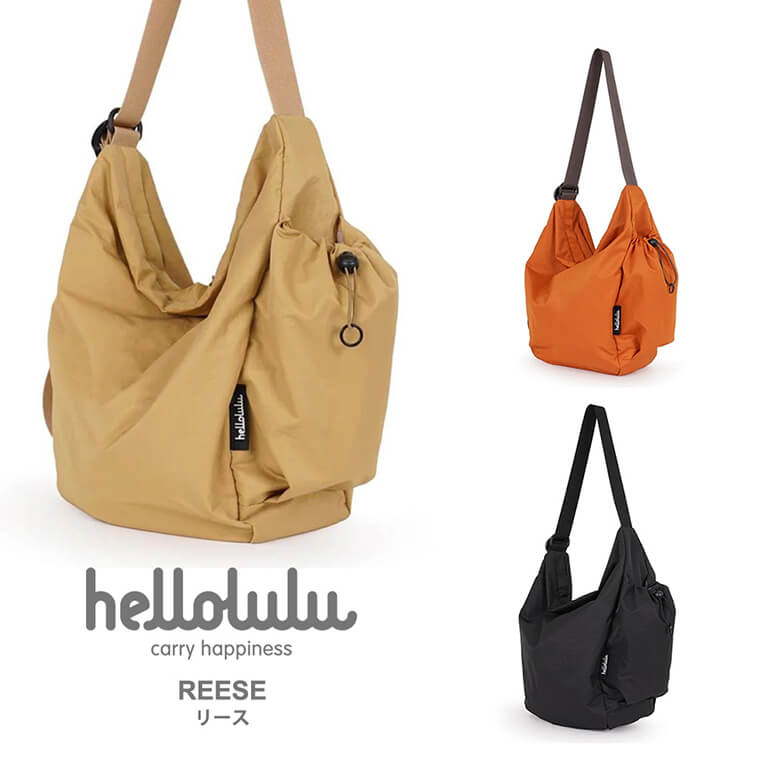 【楽天市場】hellolulu(ハロルル) ショルダーバッグ Reese デイリーデュオショルダーバッグ 撥水加工 軽量 大容量 レディース メンズ 男女兼用 (50302 ...