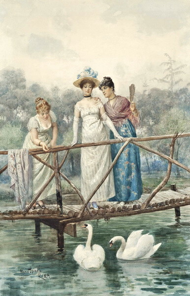 【楽天市場】油絵 Mario Spinetti_ 秘密 MA1613：絵画制作専門ユーラシアアート