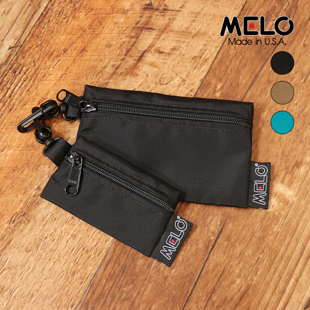 【楽天市場】【期間限定ポイント5倍】MELO マルチケース コインケース 2点セット アメリカ製 フック付き ポーチ 財布 Made in USA メロ【km123-2640TAF】：アート ...